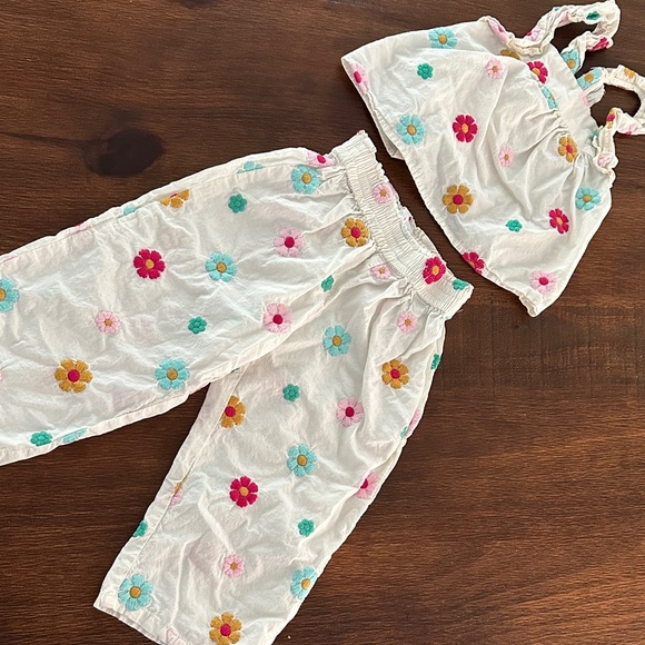 Zara | Matching Sets | Zara Floral Twopiece Set | Poshmark